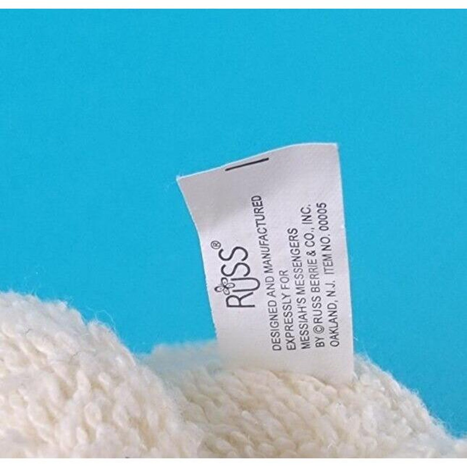 Russ Home Buddies Terry Cloth Dog Plush Puppy 5 Christian Bible Stuffed ...
