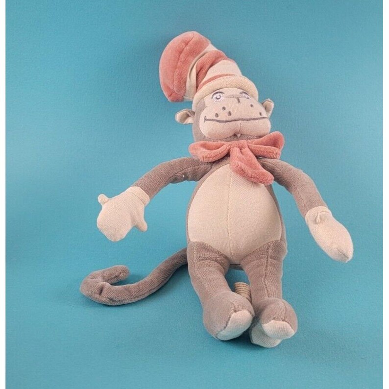 Dr Seuss Cat in the Hat Plush 10 Stuffed Animal Mascot Doll Gray - Etsy