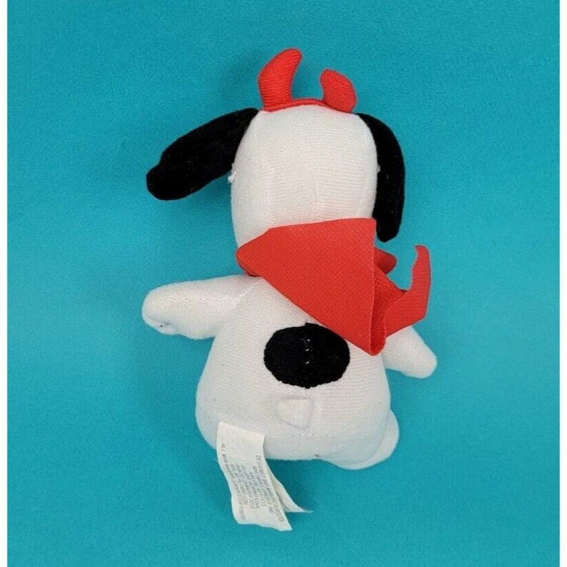 Peanuts Snoopy Devil Plush 5 Stuffed Doll Horn Charlie Brown Dog Beagle ...