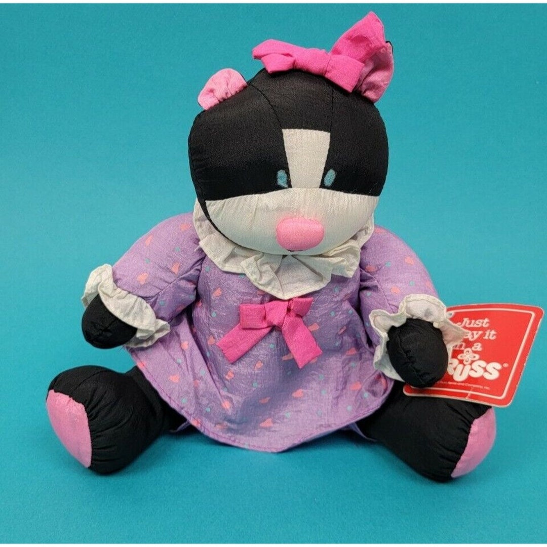 Russ Nylon Cat in Dress Plush 10 Stuffed Animal Toy Doll - Etsy