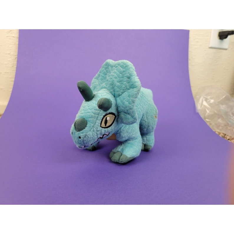 Jurassic World Dinosaur Plush 5 Blue Triceratops Stuffed Animal - Etsy