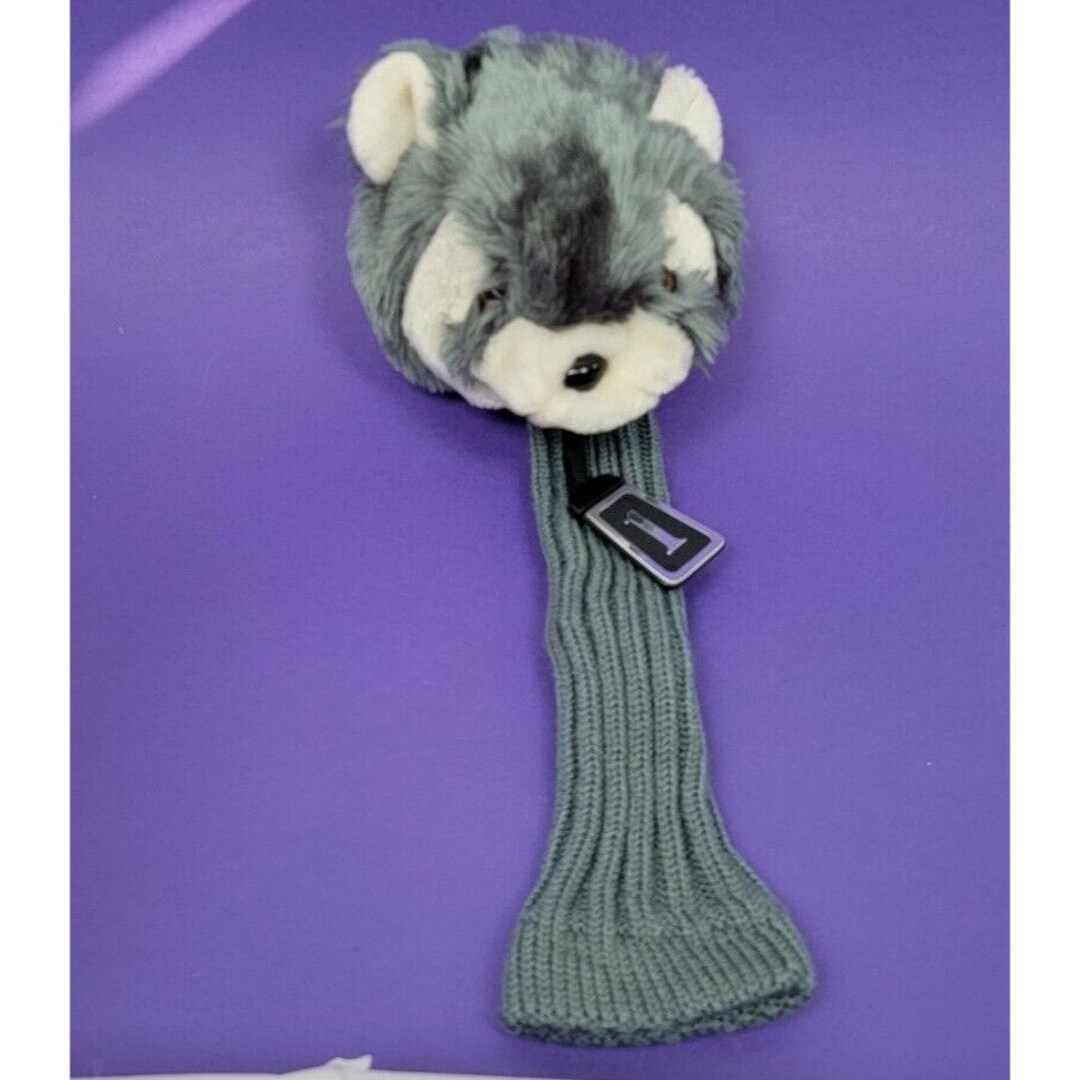 Raccoon Golf Club Head Cover Plush Soft - Etsy
