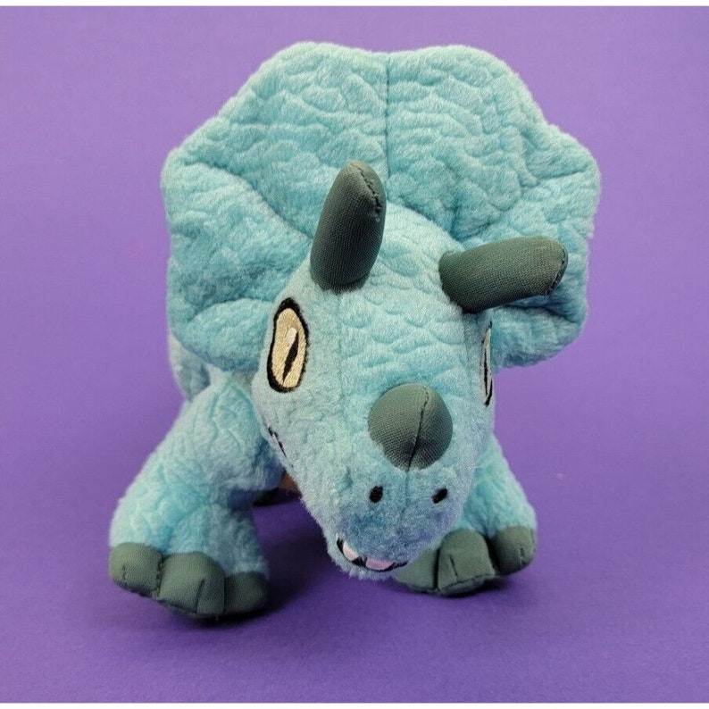 Jurassic World Dinosaur Plush 5 Blue Triceratops Stuffed Animal - Etsy