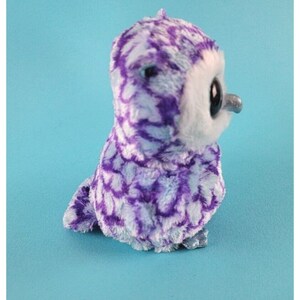 Ty Beanie Boos Oscar Owl 6" Stuffed Animal Doll Purple Sparkle - Etsy