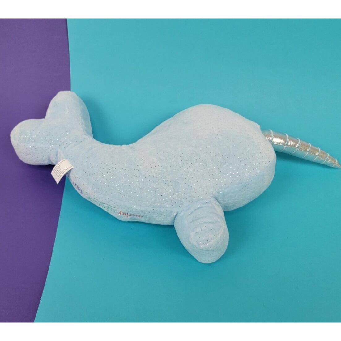 Abc Bakers Girl Scouts Narwhal Plush Stuffed Animal 14" Marine Sparkle ...