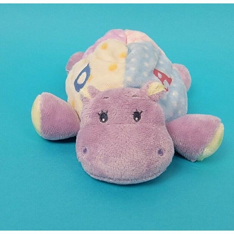 People Pals Hippo Plush Baby Alphabet Soft 7" Stuffed Animal Toy Doll ...