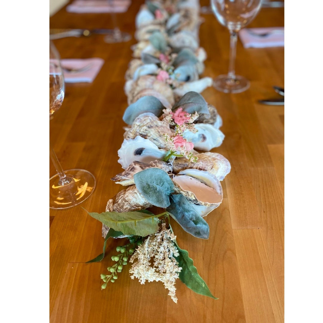 Oyster Shell Table Runner, DIY, *you Decorate, Plain Shell Garland ...
