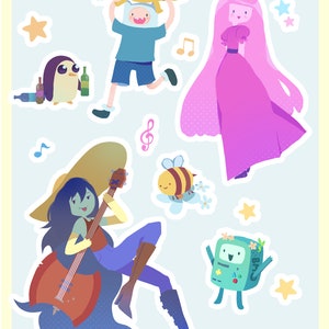 Marceline the Vampire Juice Vinyl Sticker Adventure Time - Etsy