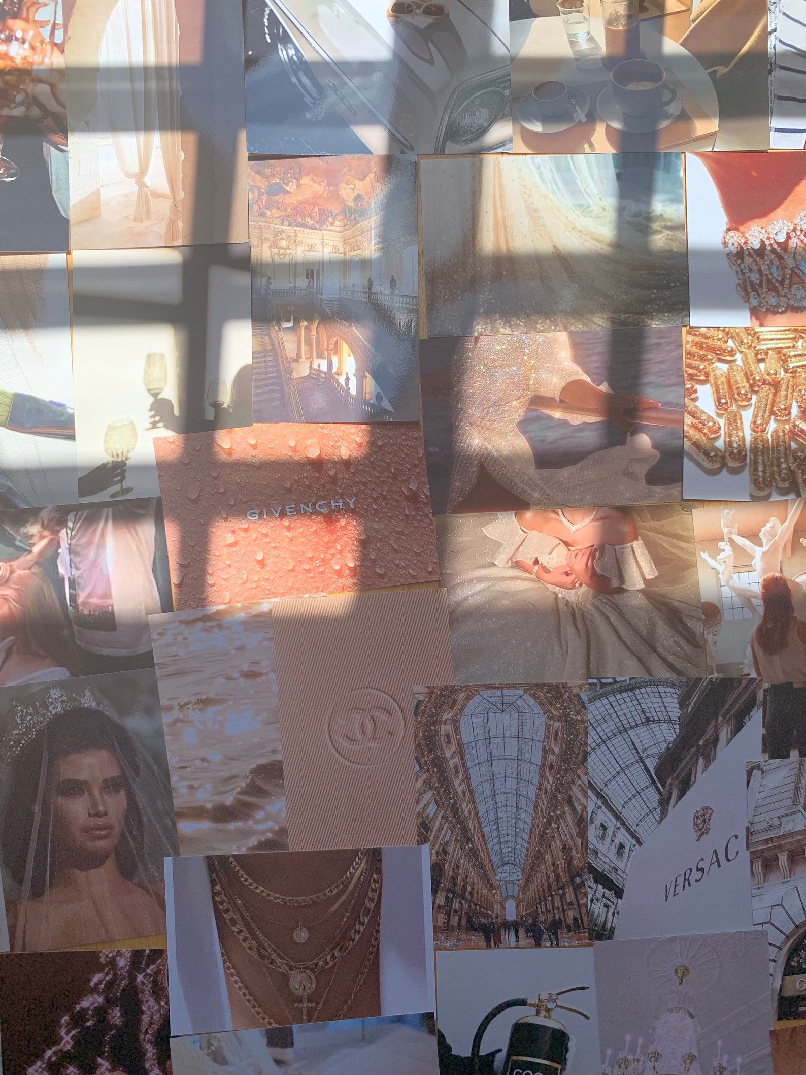 Custom Gold Boujee Luxury Fashion Photo Wall Collage Kit - Etsy