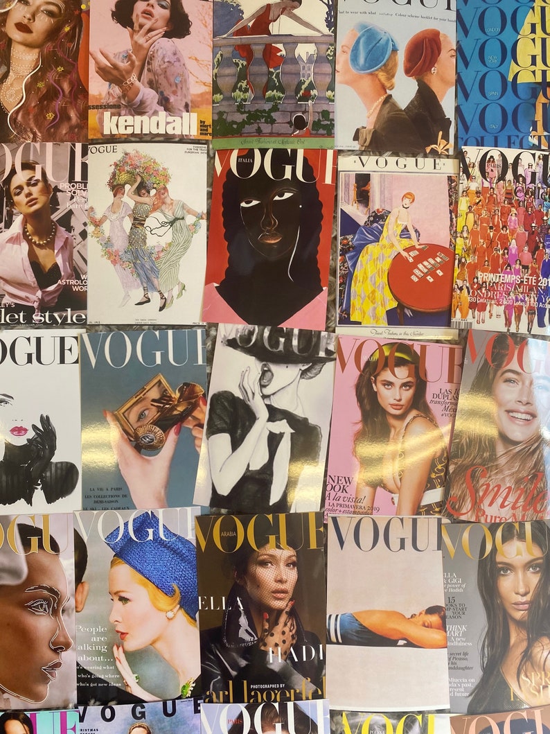 Custom Vogue Photo Wall Collage Kit Fashion - Etsy
