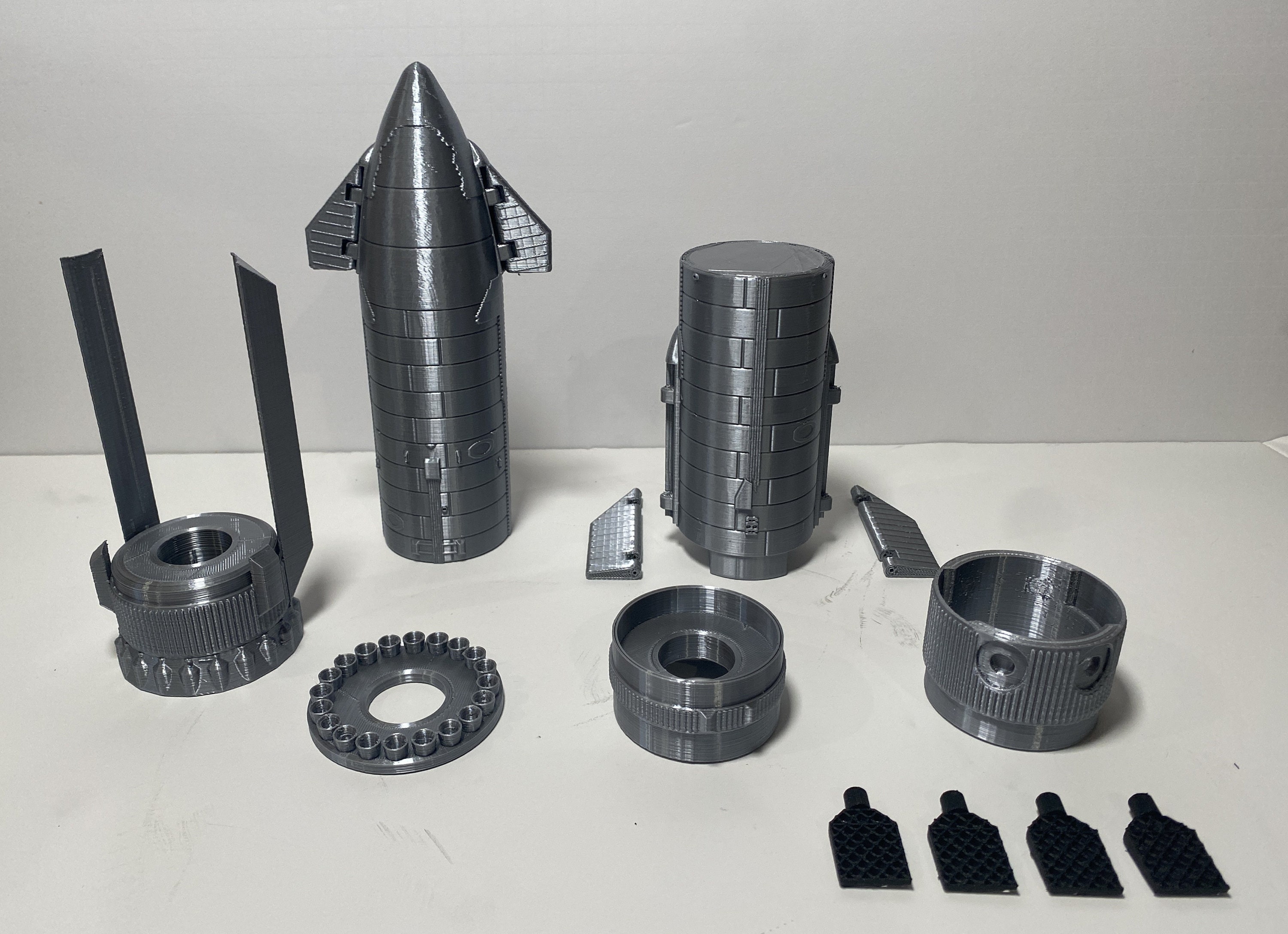 Starship | Space X Type, Model Rocket Parts Kit BT70 /not a Complete ...