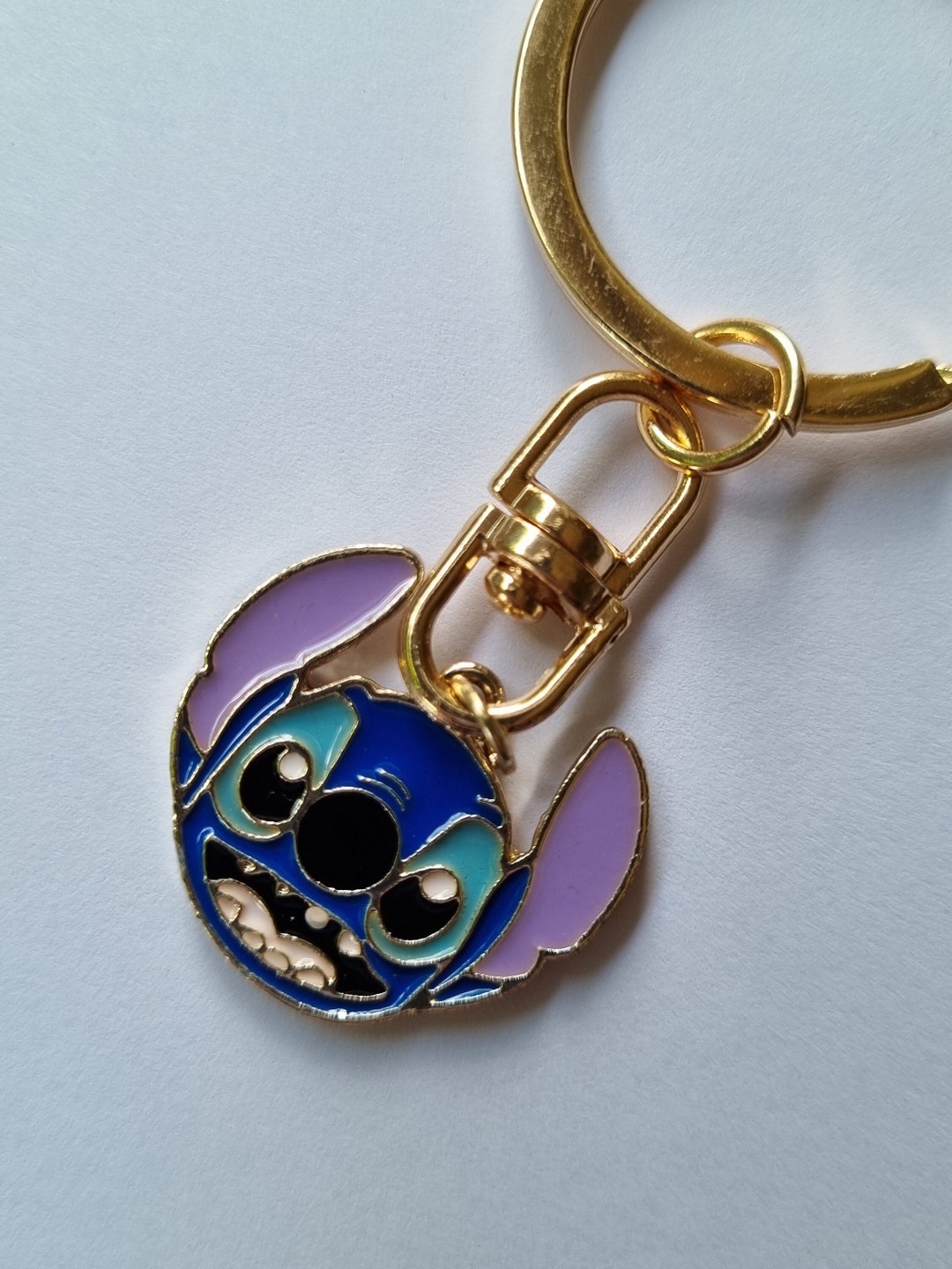 Stitch Keyrings Disney Character Keyrings Bag Charm Keychain Handmade ...