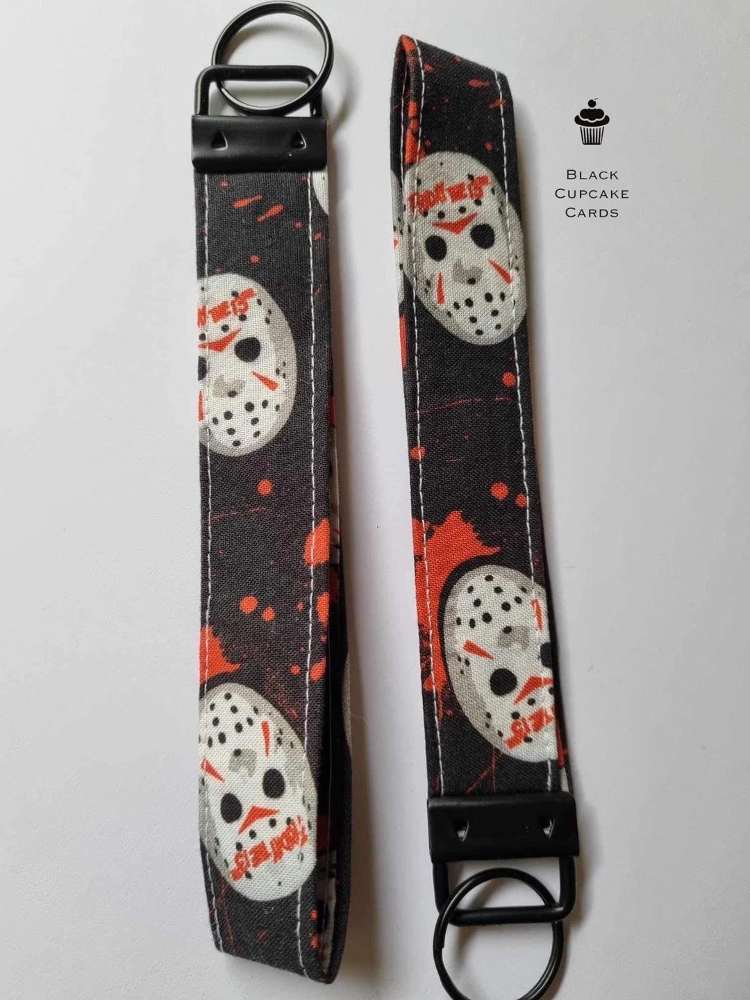 Friday the 13th Key Fobs| Handmade | Wristlet | Key Holder | Fabric Key ...
