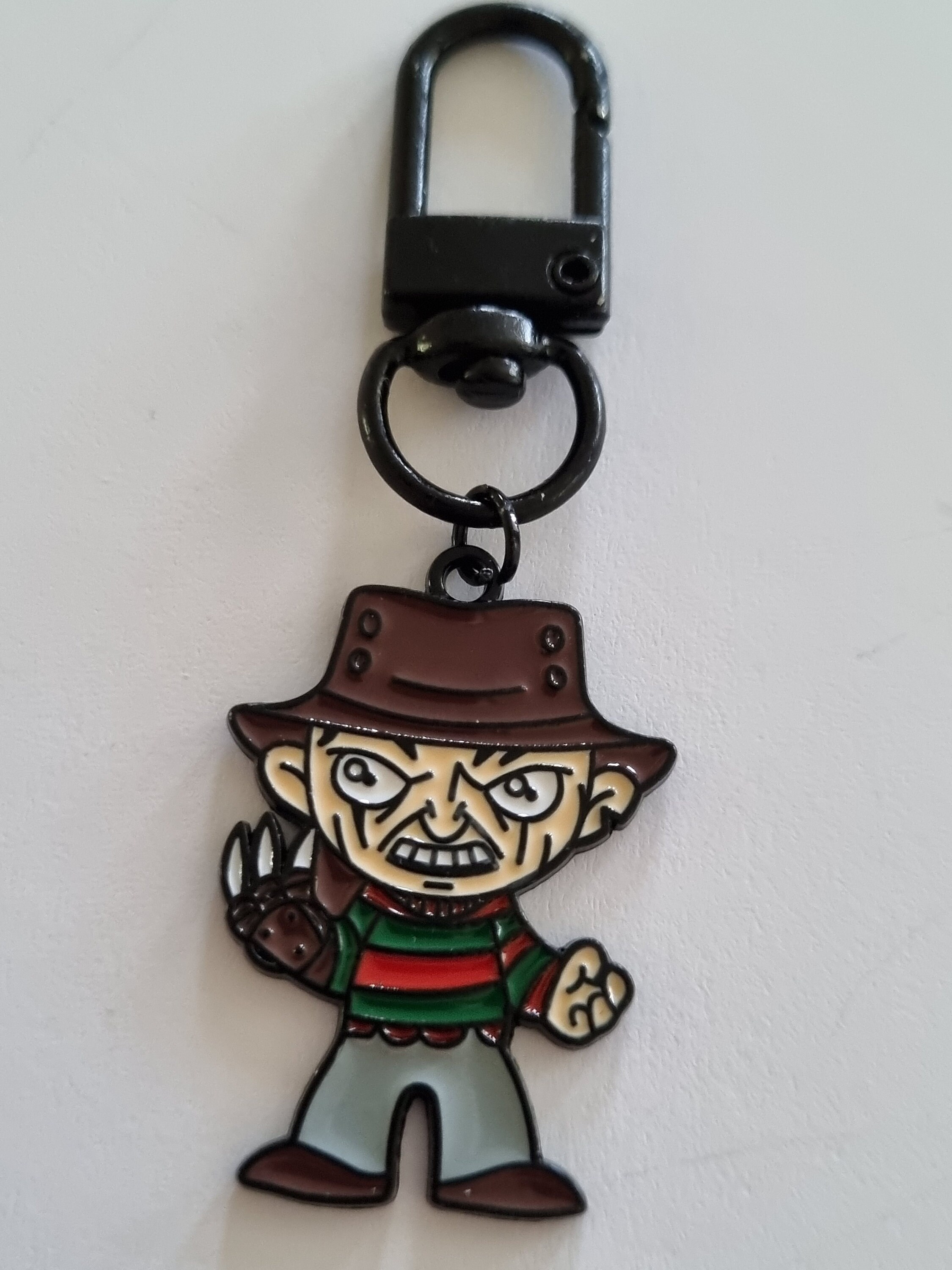 Horror Movie Character Enamel Keyrings in Black | Enamel Keychains ...