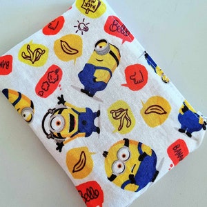 Minions Coin Purse | Handmade | Zipper Pouch | Card Holder | Cute ...