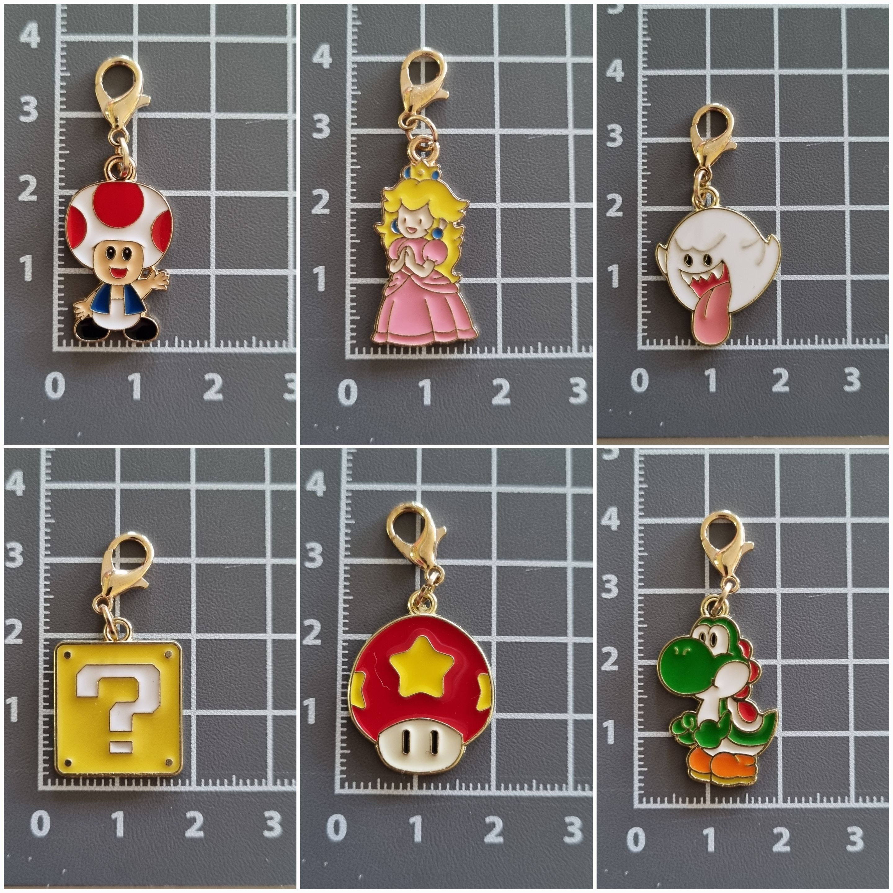 Super Mario Character Charms | Planner Charm | Bracelet Charm | Air ...