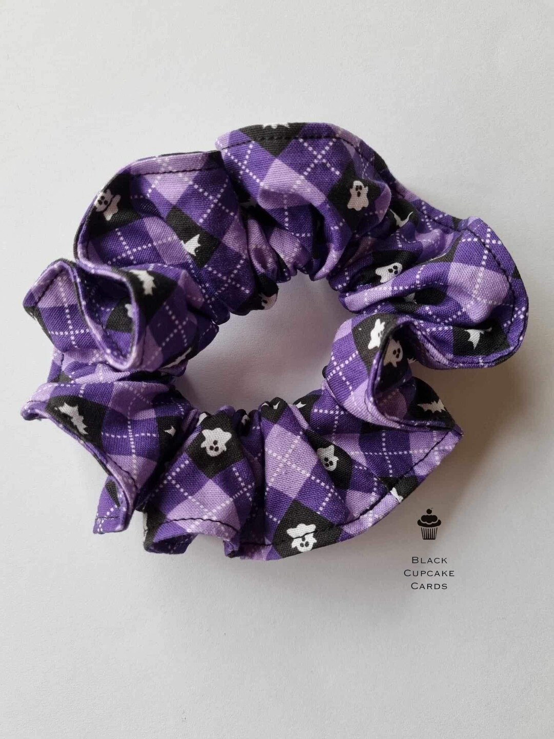 Halloween Argyle Scrunchies | Ghosts | Bats | Hair Accessories ...