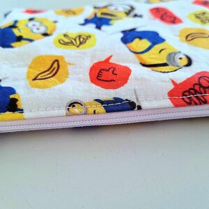Minions Coin Purse | Handmade | Zipper Pouch | Card Holder | Cute ...