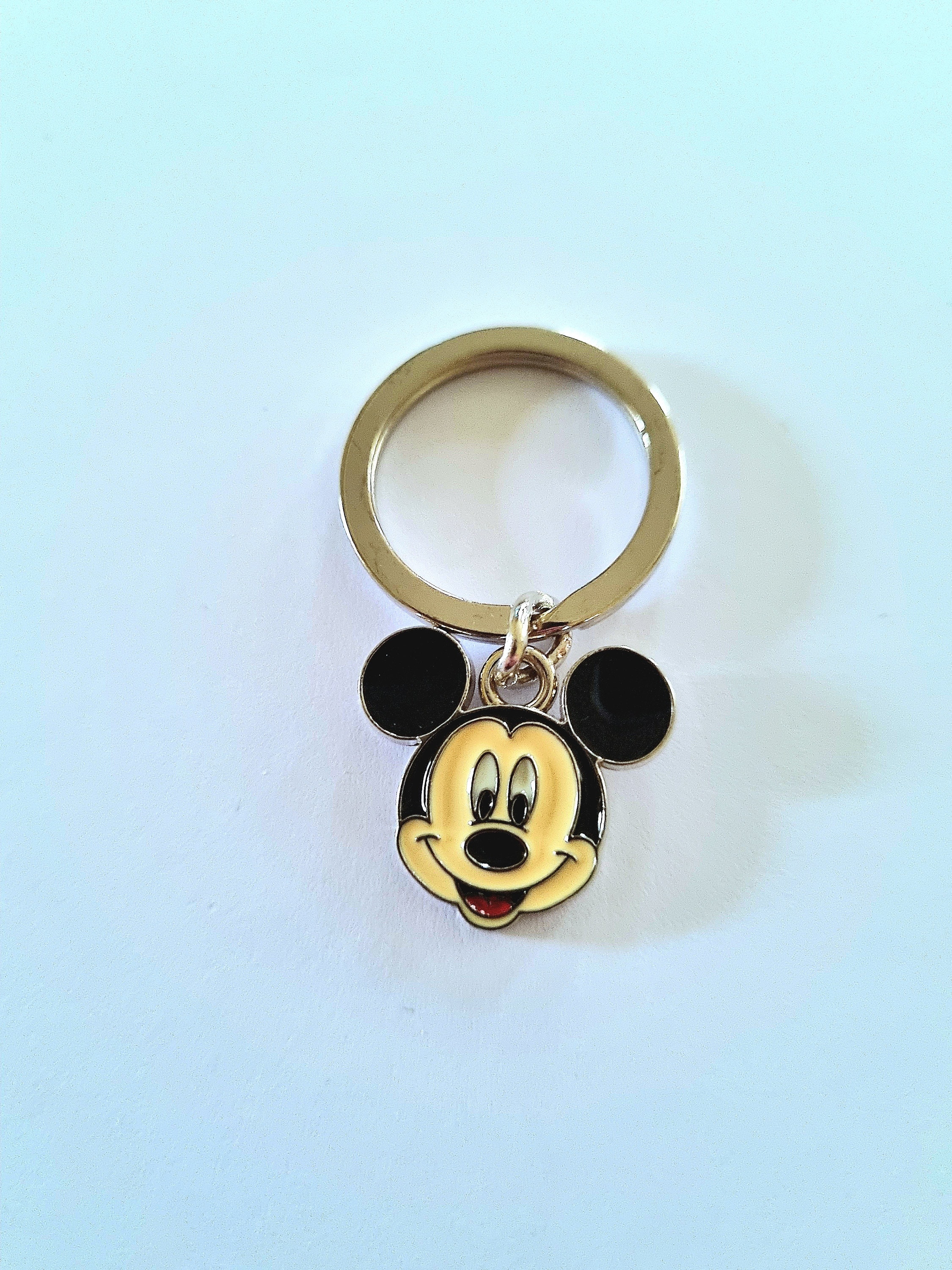 Mickey Mouse Keyring Bag Charm Keychain Handmade Gift - Etsy