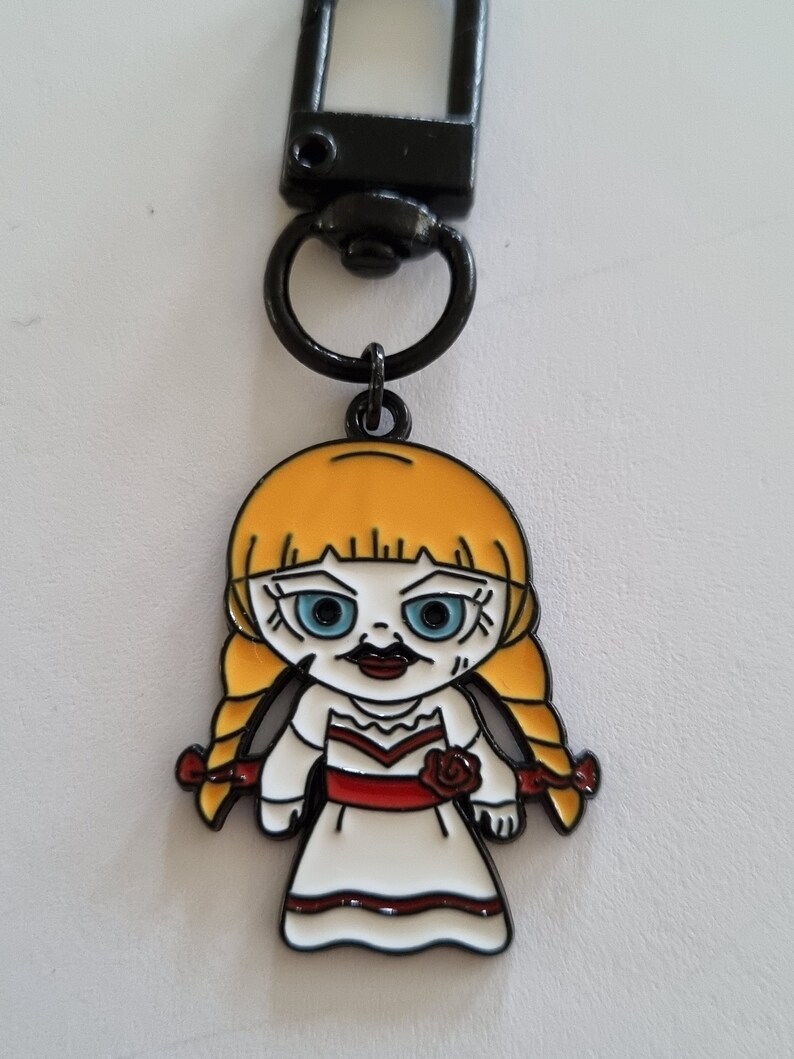 Horror Movie Character Enamel Keyrings in Black | Enamel Keychains ...