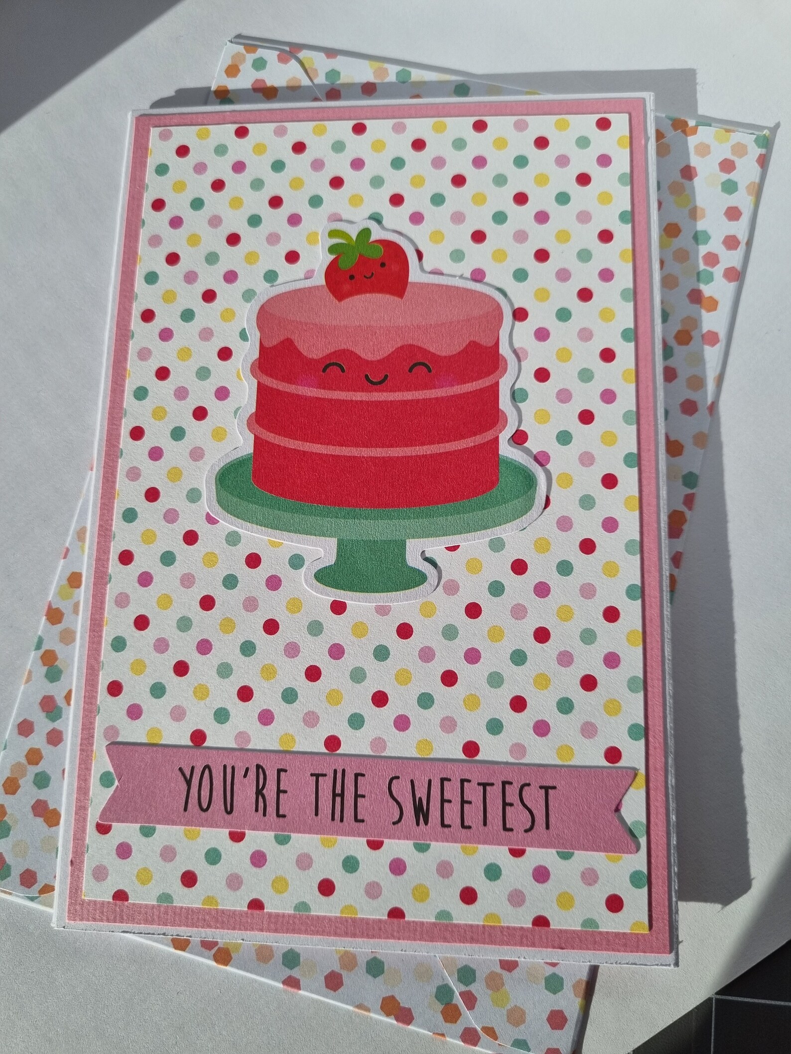 You're the Sweetest Birthday Card Gift Card Holder Handmade Cards Fancy ...