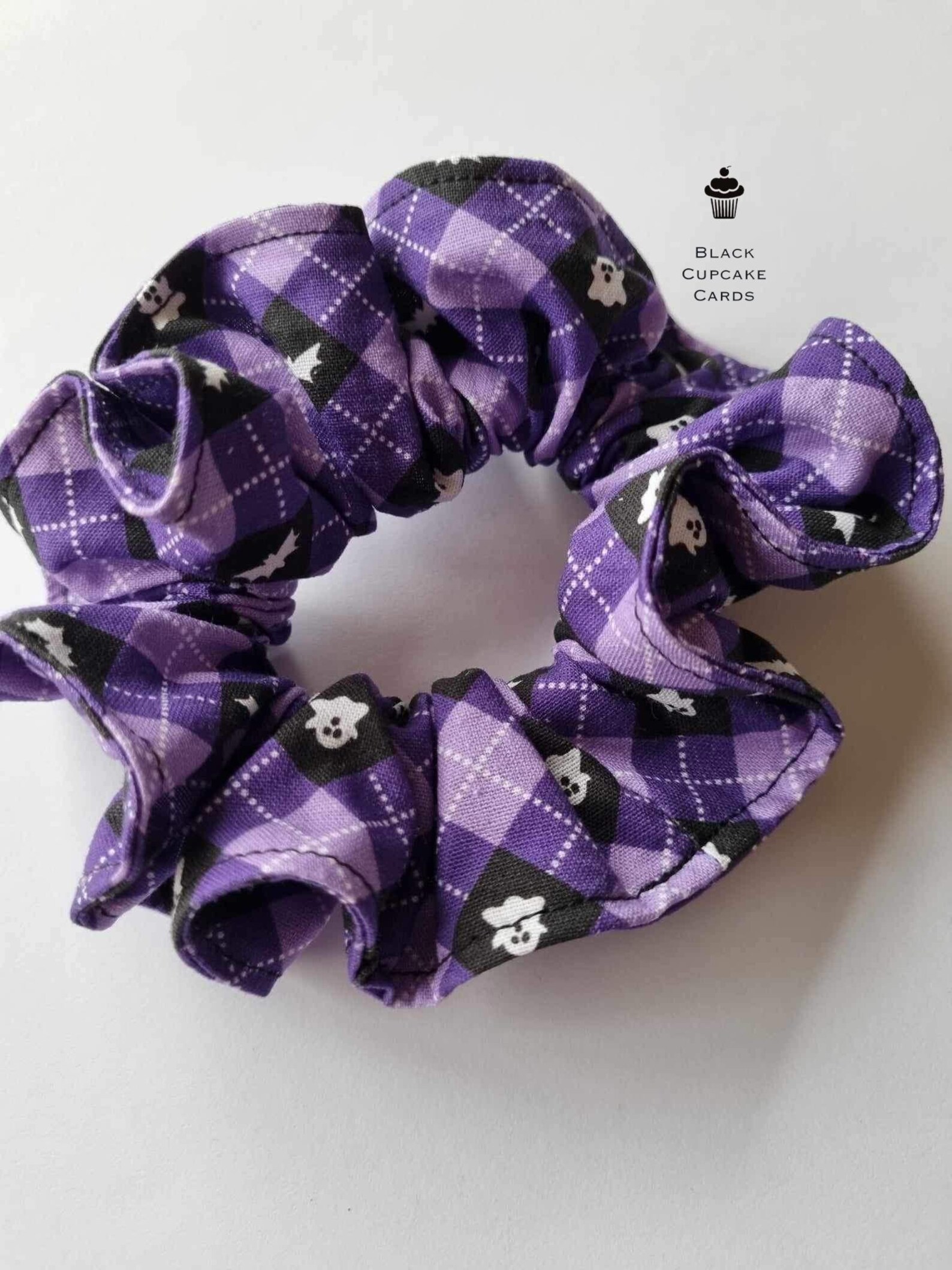 Halloween Argyle Scrunchies | Ghosts | Bats | Hair Accessories ...