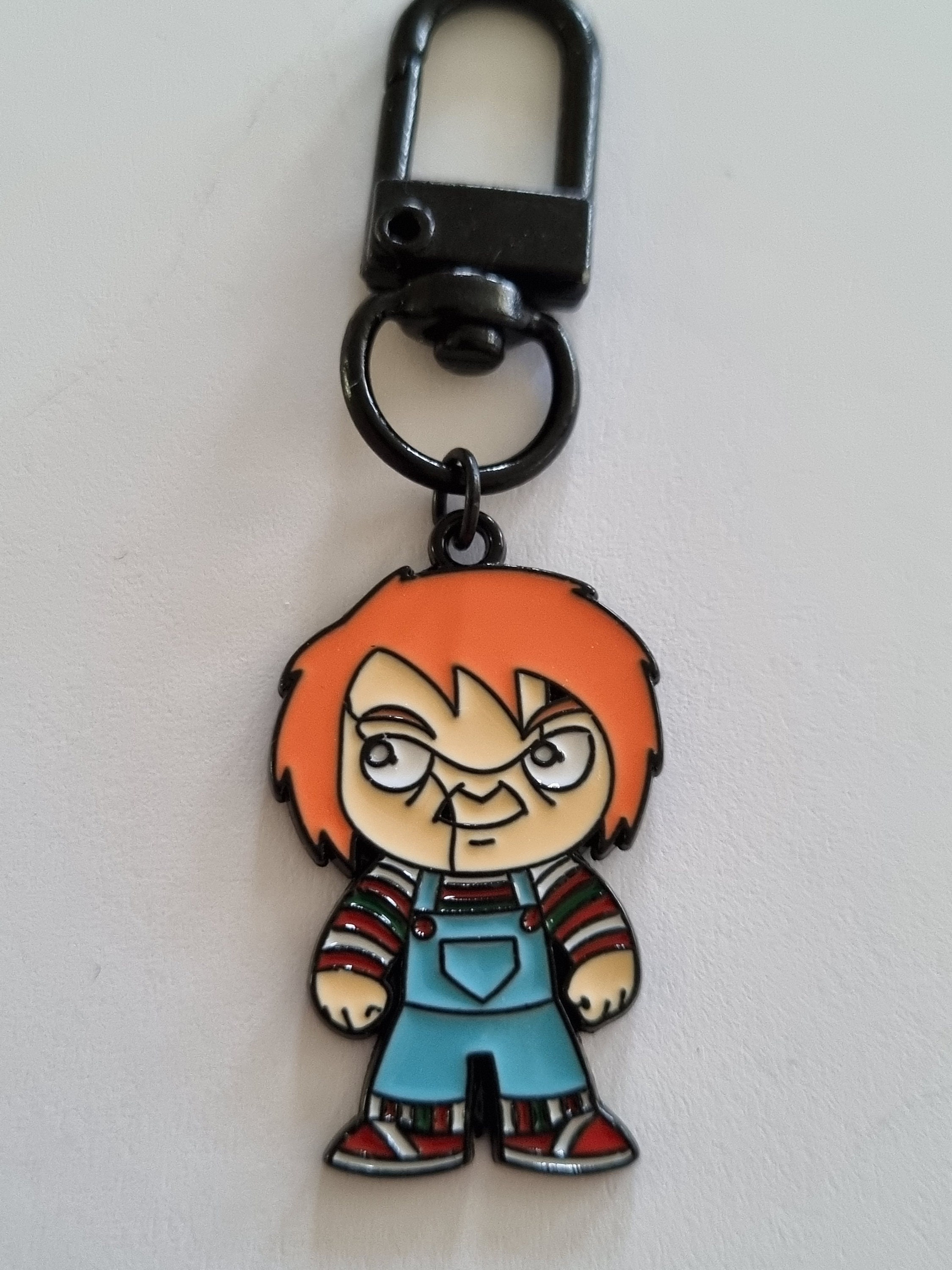 Horror Movie Character Enamel Keyrings in Black | Enamel Keychains ...