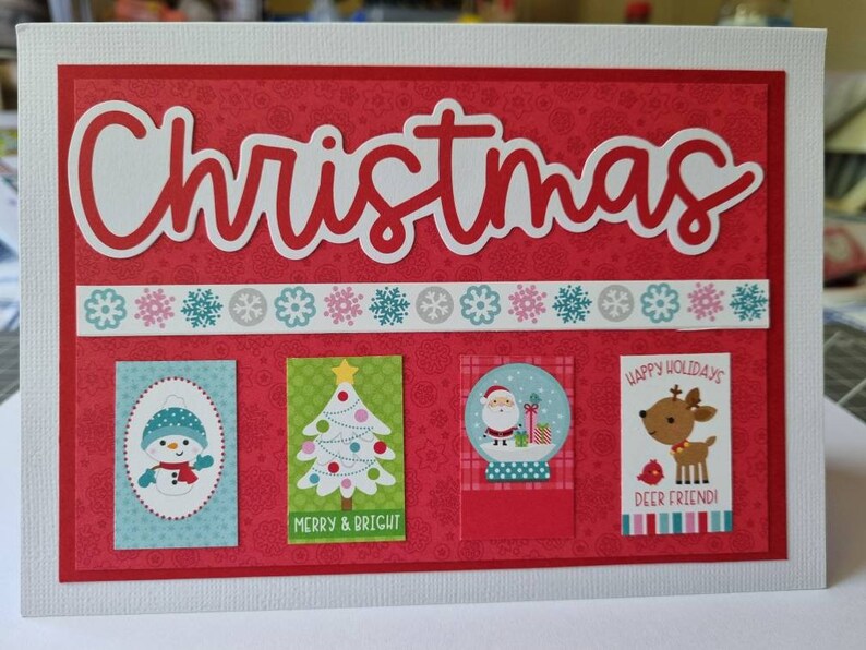 Christmas Card | Handmade | Merry Christmas | Snowman | Santa ...