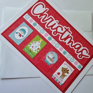 Christmas Card | Handmade | Merry Christmas | Snowman | Santa ...