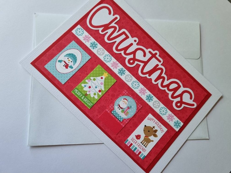 Christmas Card | Handmade | Merry Christmas | Snowman | Santa ...