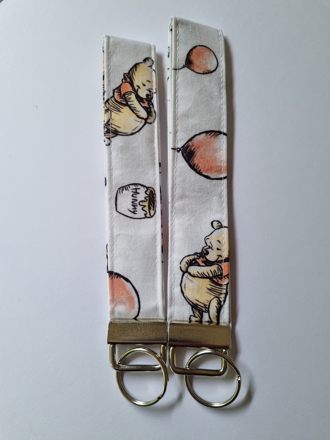 Winnie the Pooh Balloon Key Fob | Handmade | Wristlet | Key Holder ...