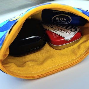 Minions in Blue and Yellow Coin Purse | Handmade | Zipper Pouch | Card ...