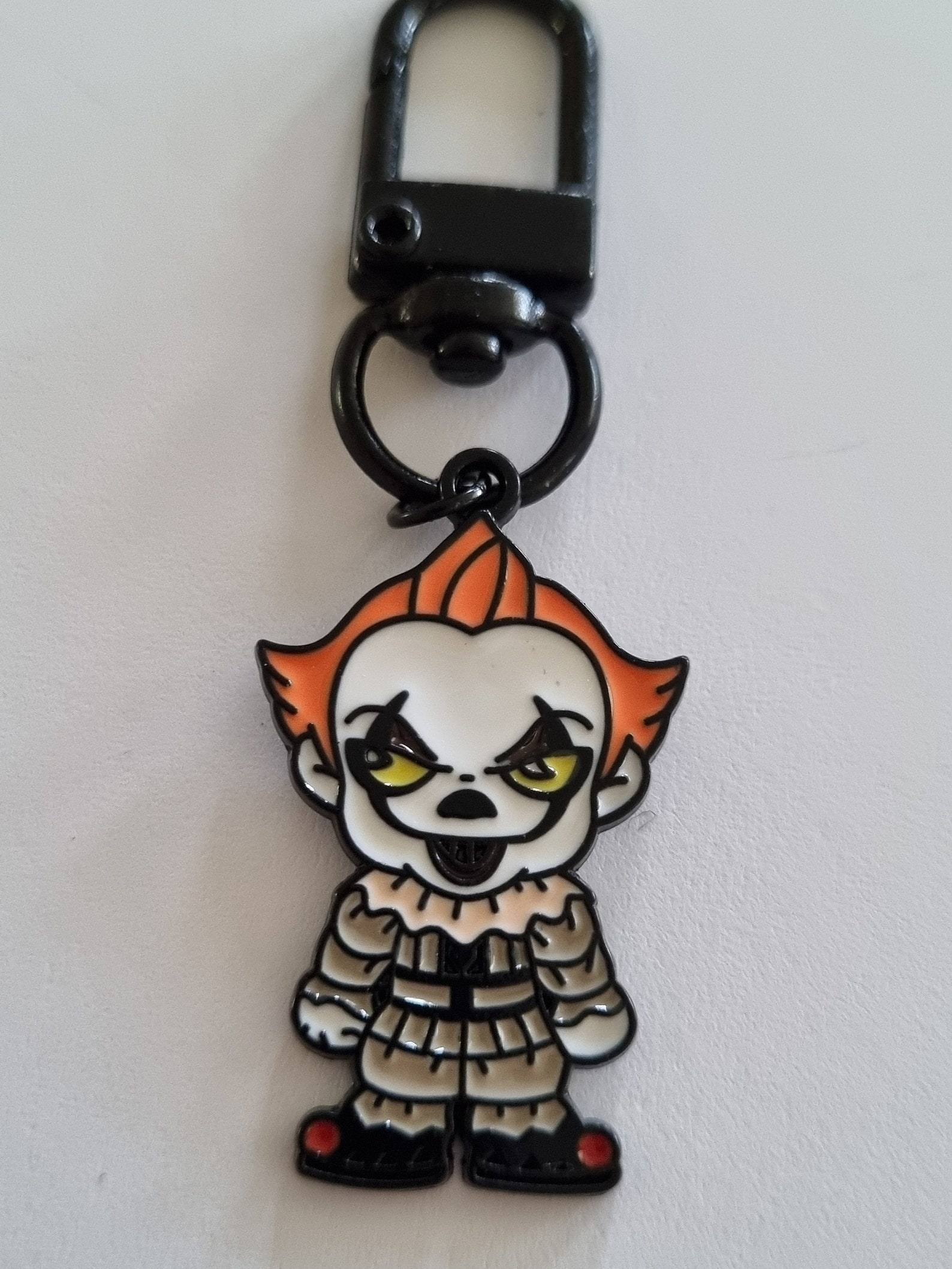 Horror Movie Character Enamel Keyrings in Black | Enamel Keychains ...