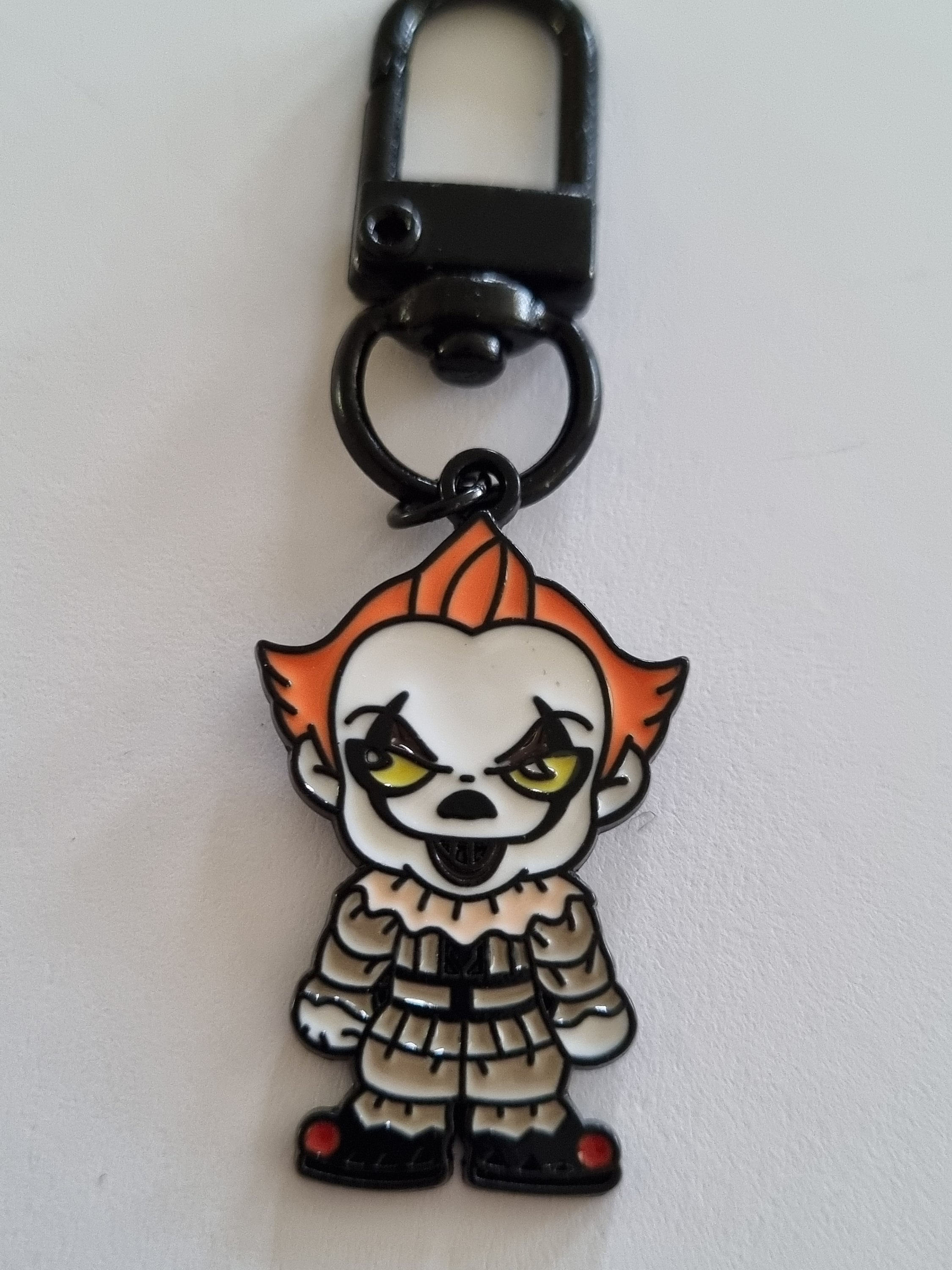 Horror Movie Character Enamel Keyrings in Black | Enamel Keychains ...