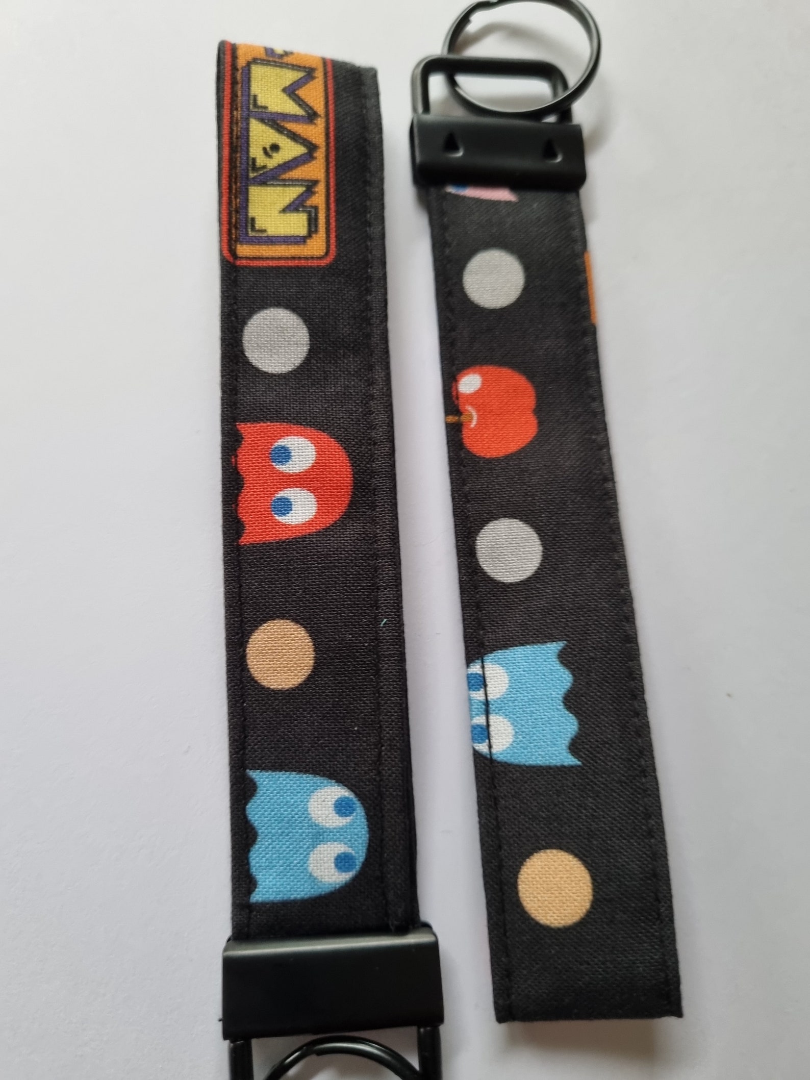 Pac Man Key Fobs| Handmade | Wristlet | Key Holder | Key Accessories ...