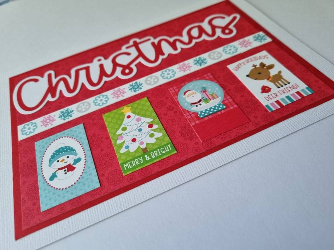 Christmas Card | Handmade | Merry Christmas | Snowman | Santa ...