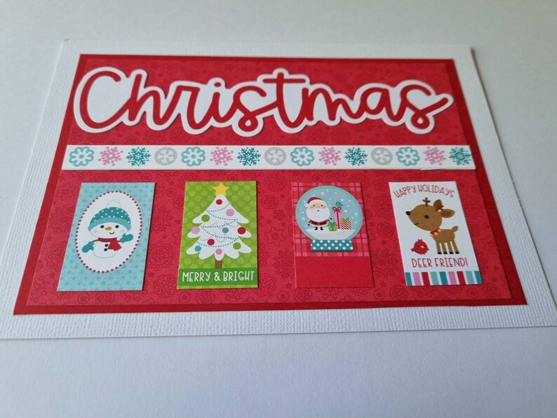 Christmas Card | Handmade | Merry Christmas | Snowman | Santa ...