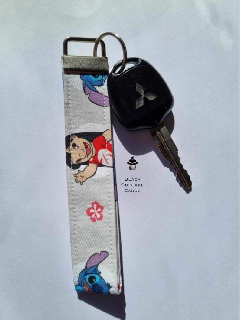 Lilo and Stitch Key Fobs | Handmade | Wristlet | Key Holder | Key ...