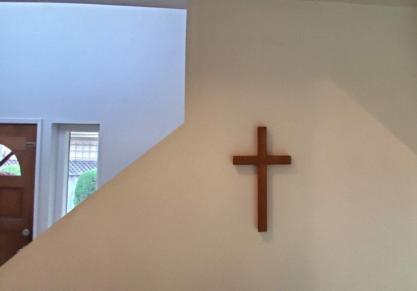 Wooden Cross Easter Wall Cross Religious Decor Wall Crucifix | Etsy