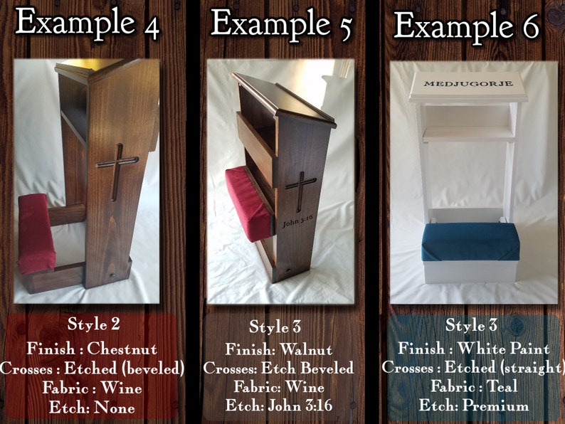 Folding Prayer Kneeler Kneeling Bench Catholic Altar Home - Etsy