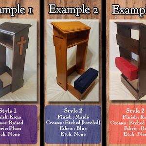 Folding Prayer Kneeler Kneeling Bench Catholic Altar Home Altar Shrine ...