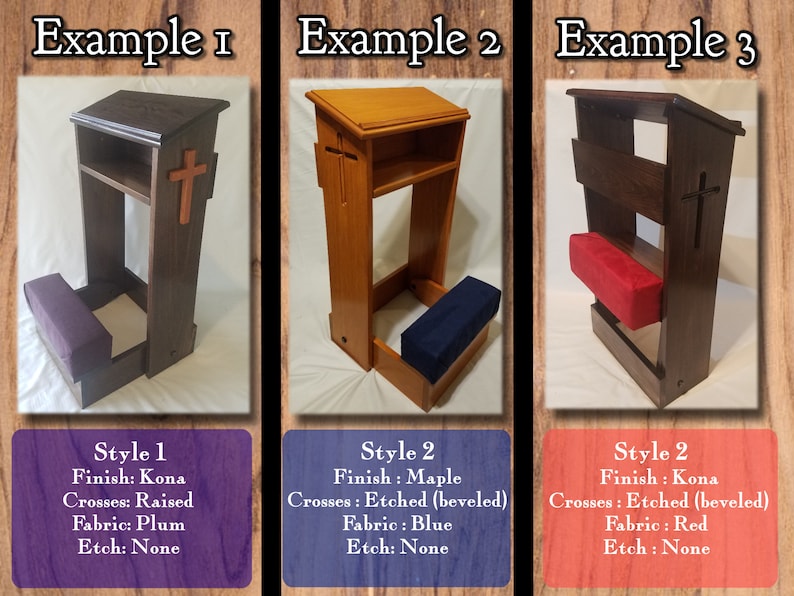 Folding Prayer Kneeler Kneeling Bench Catholic Altar Home - Etsy Canada