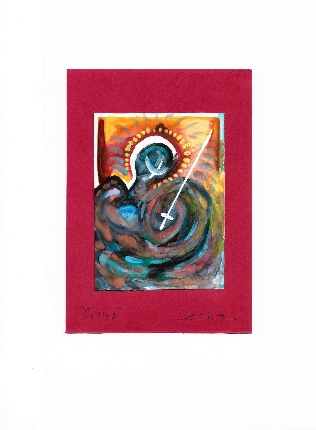 Custos, Original Painting - Etsy