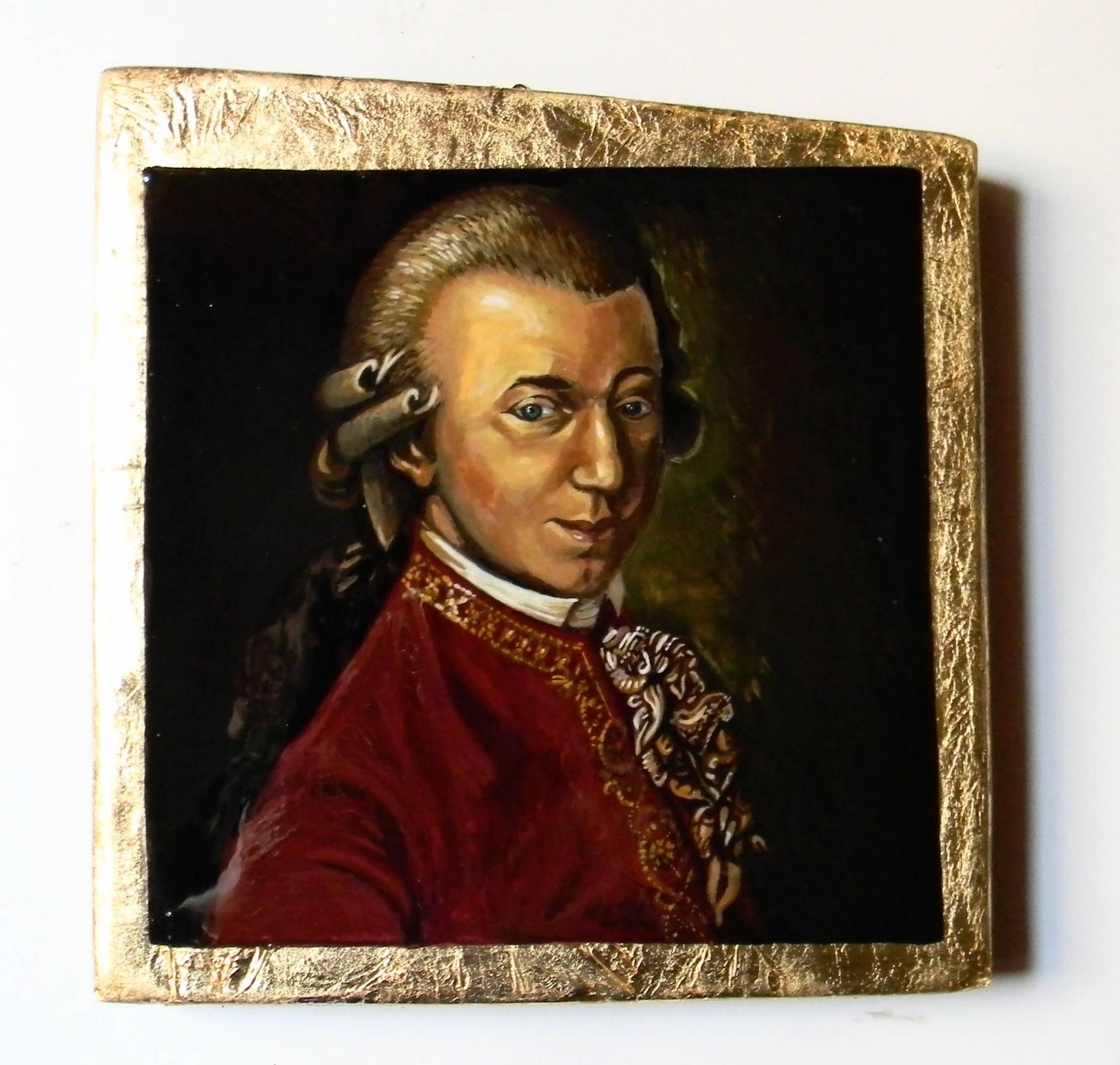 Ritratto di Mozart, copia dipinta a mano - Etsy Italia