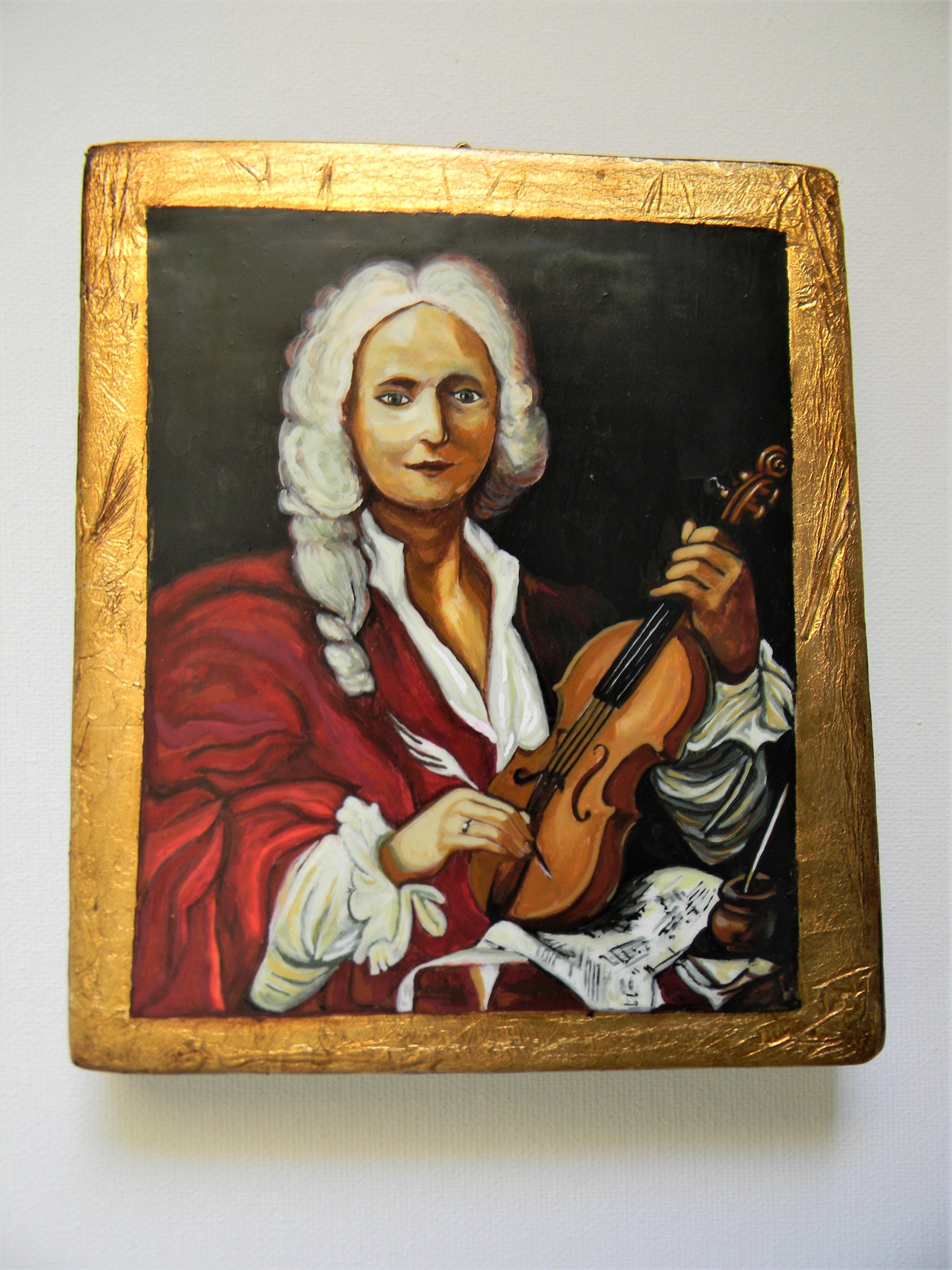 Antonio Vivaldi's Portrait, Hand Painted Copy - Etsy
