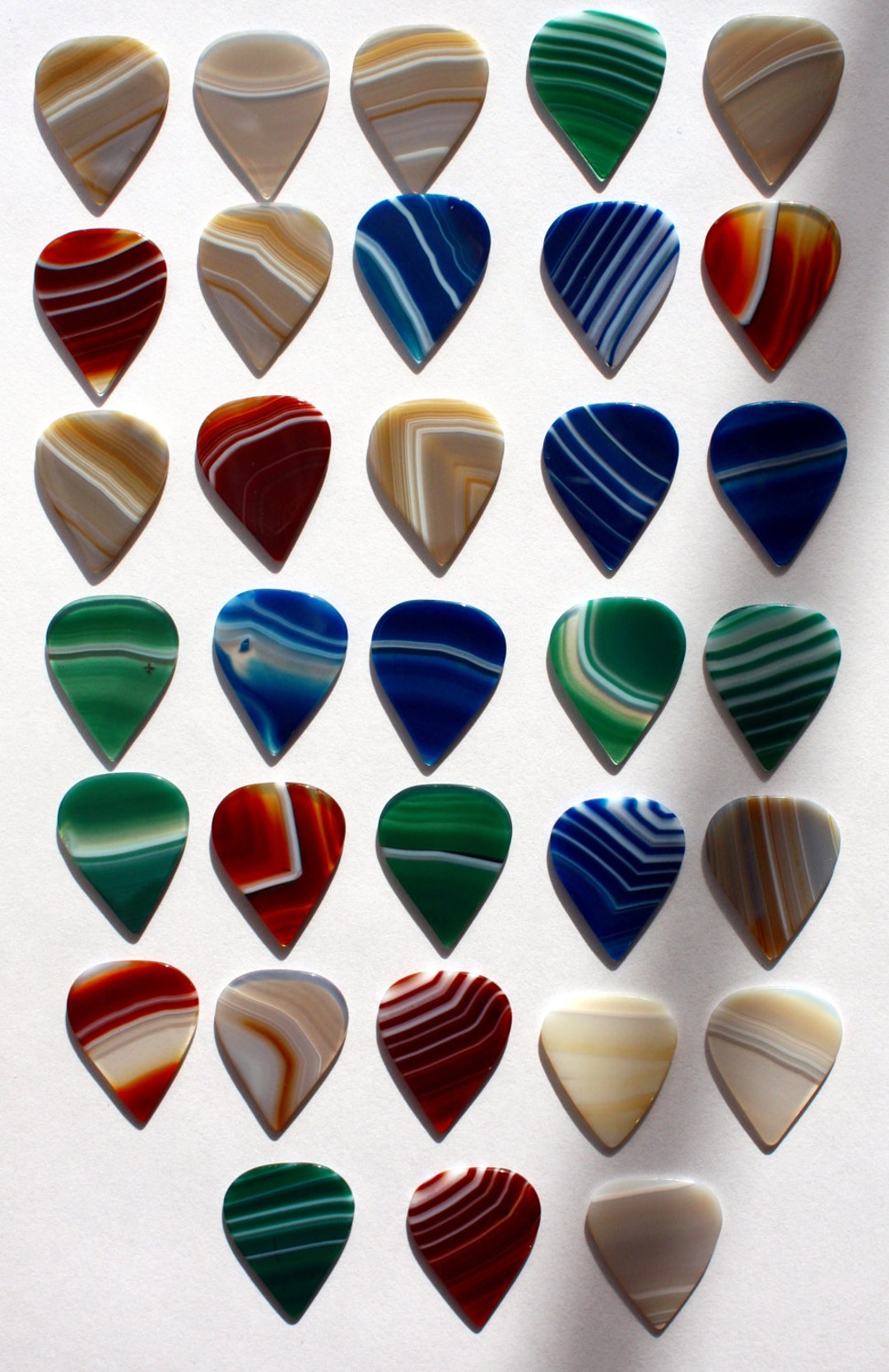 Stoneplecs - Guitar Picks Made From Stone - Etsy