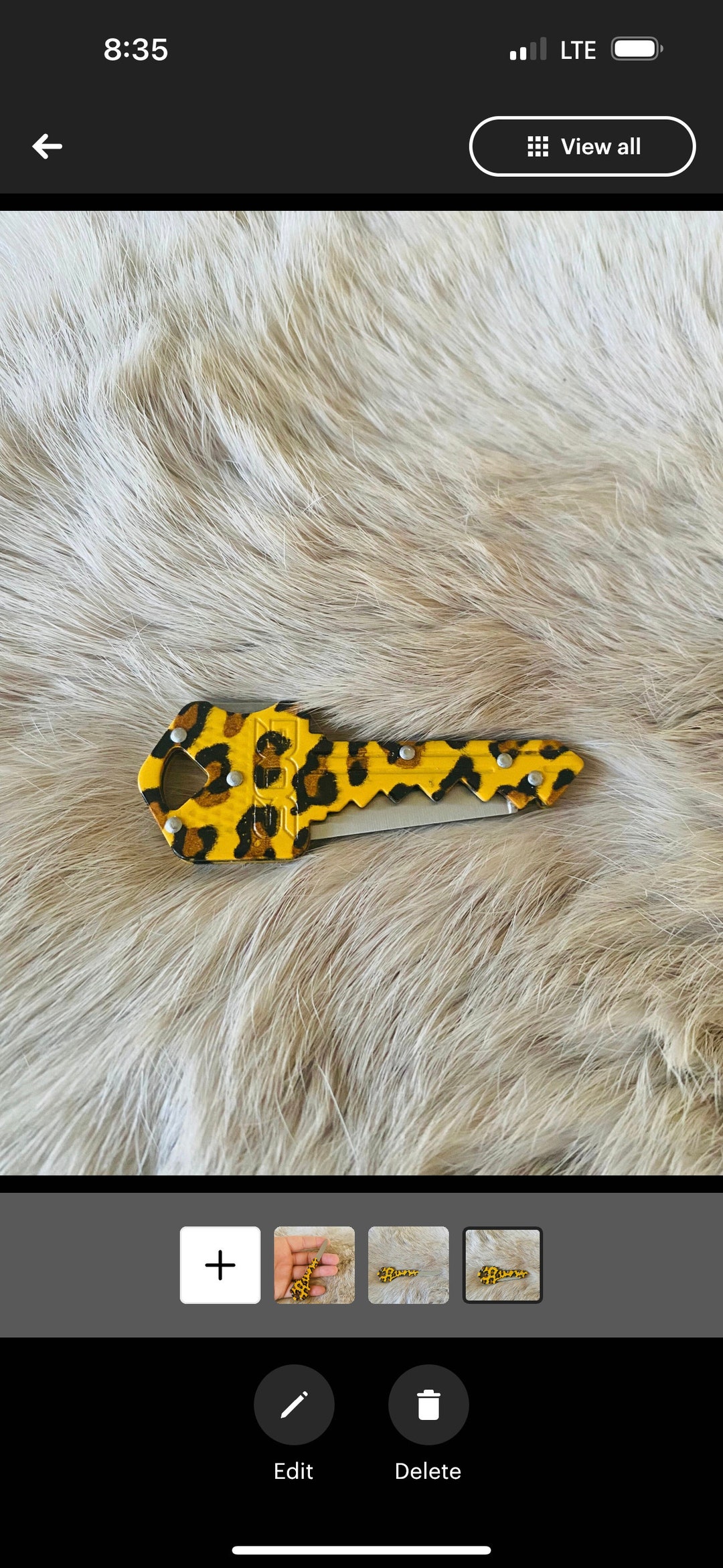 Cheetah Key Knife - Etsy