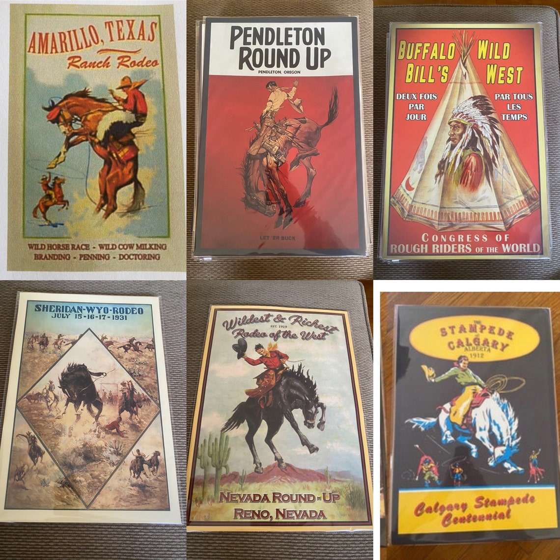 12x18 Vintage Rodeo Posters Preorder Will Ship in 2-3 - Etsy