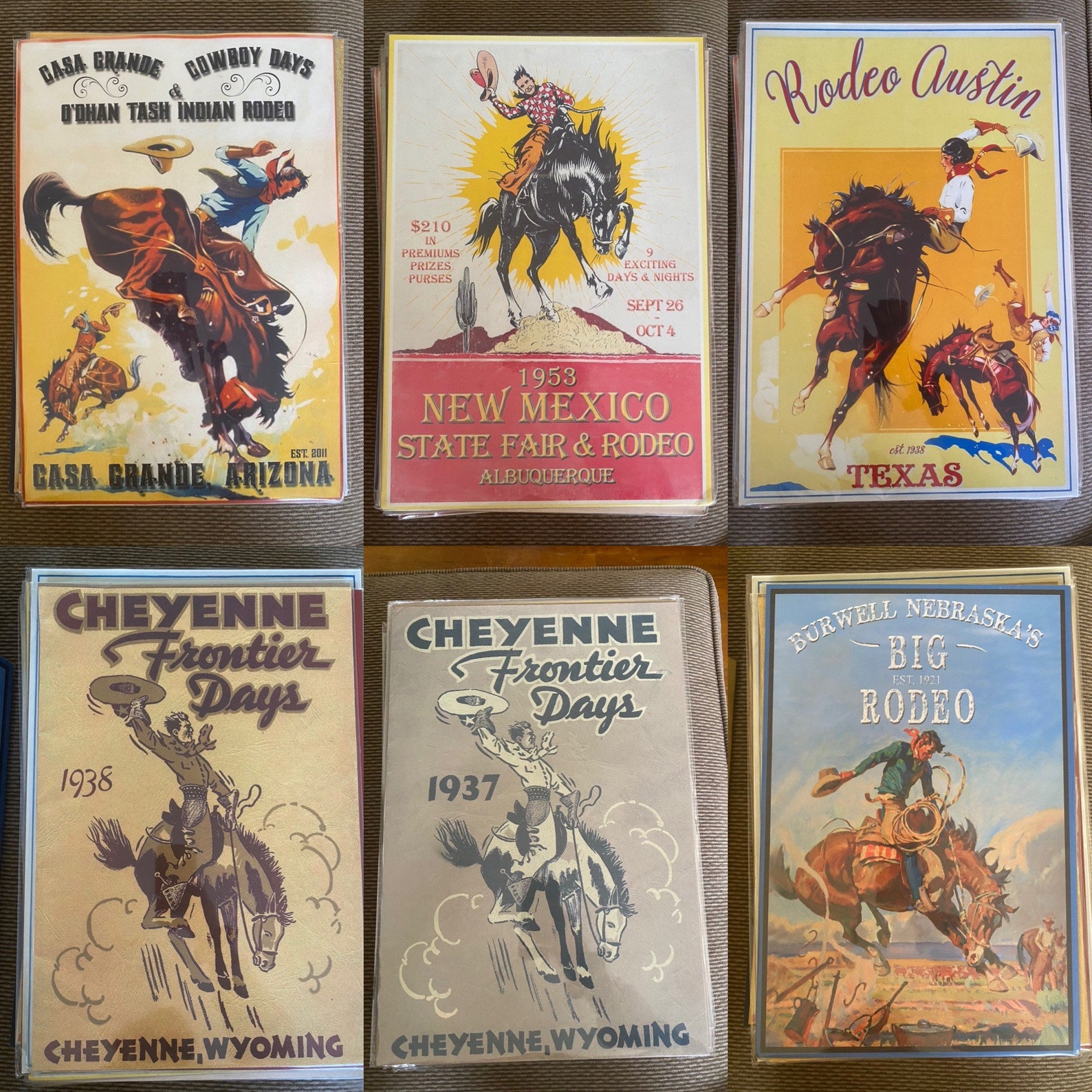 12x18 Vintage Rodeo Posters Preorder Will Ship in 2-3 Weeks - Etsy