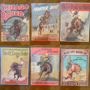18x24 Vintage Rodeo Poster Prints preorder 2-3 Weeks - Etsy